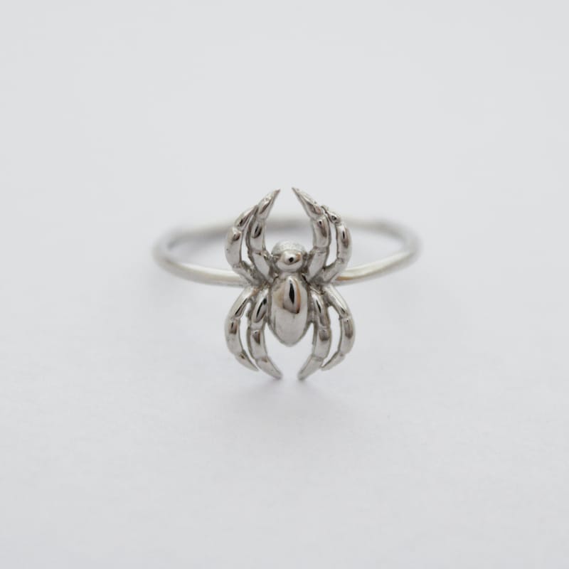 Silver Spider Ring - Etsy