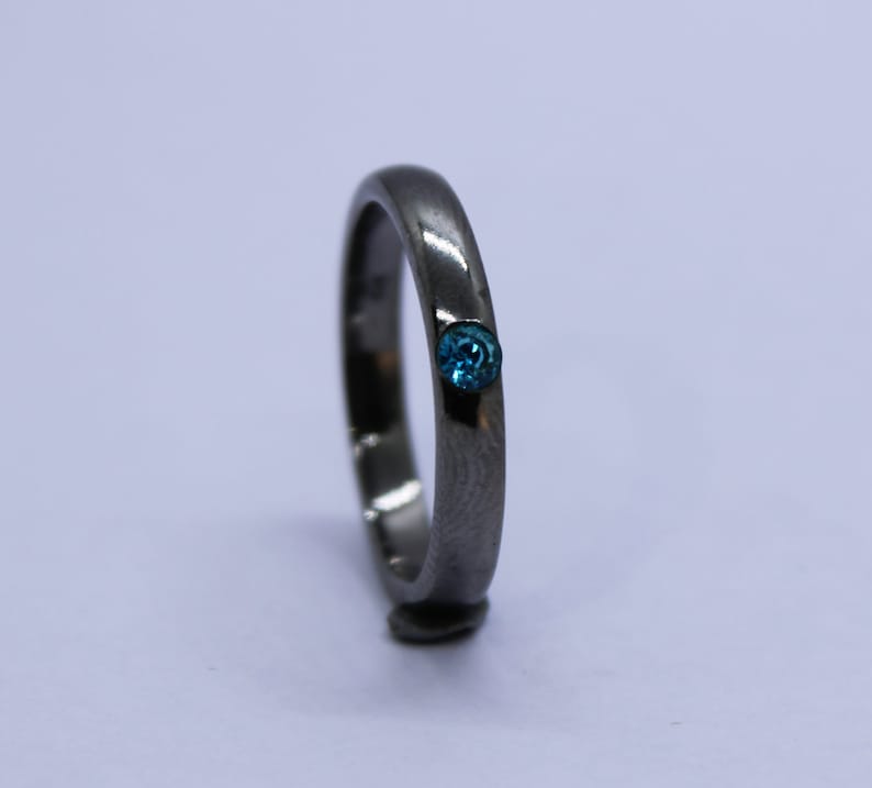 Blue Topaz Sterling Silver Ring - Jujutsu Kaisen Yuta Inspired - Etsy