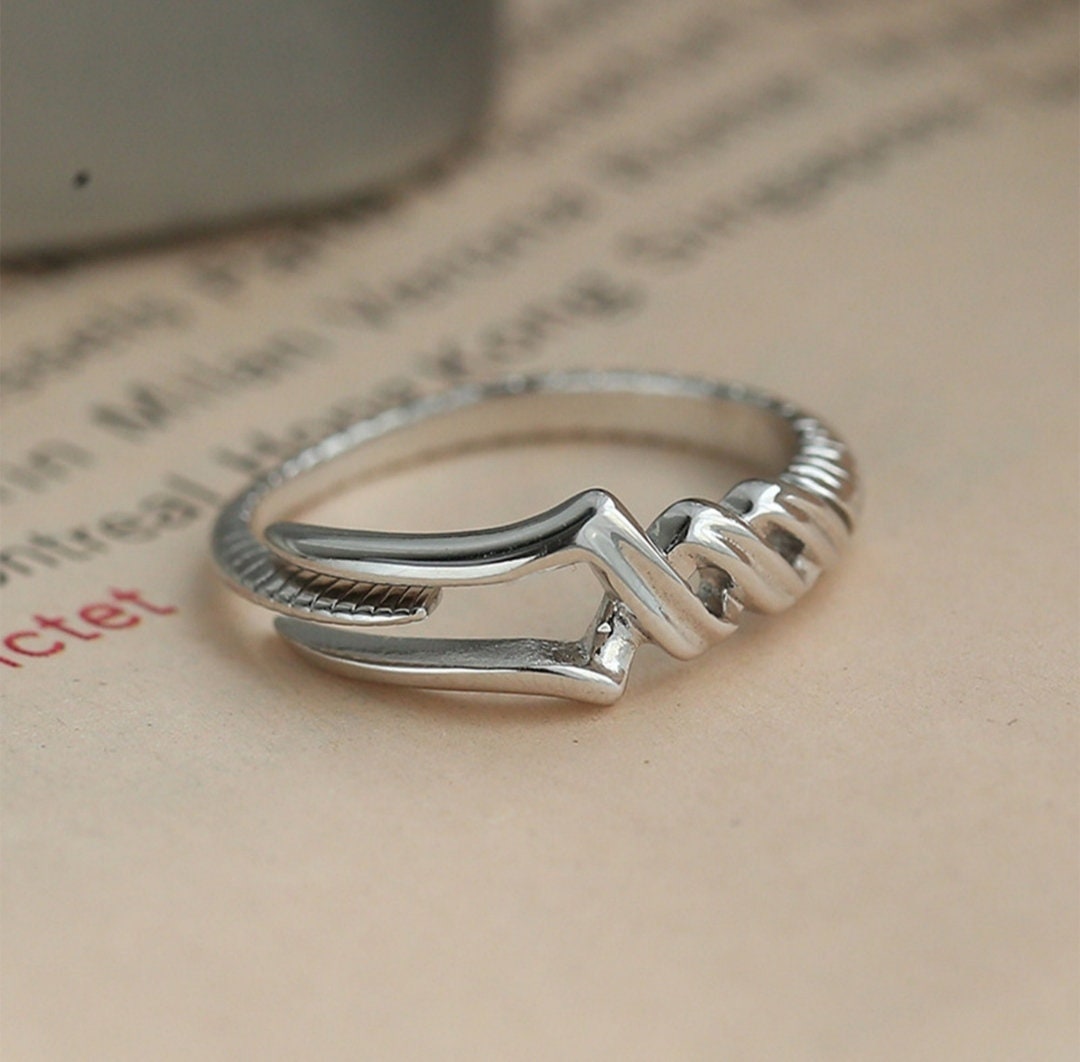 Evangelion Ring Spear of Longinus Ring Anime EVA Ayanami - Etsy