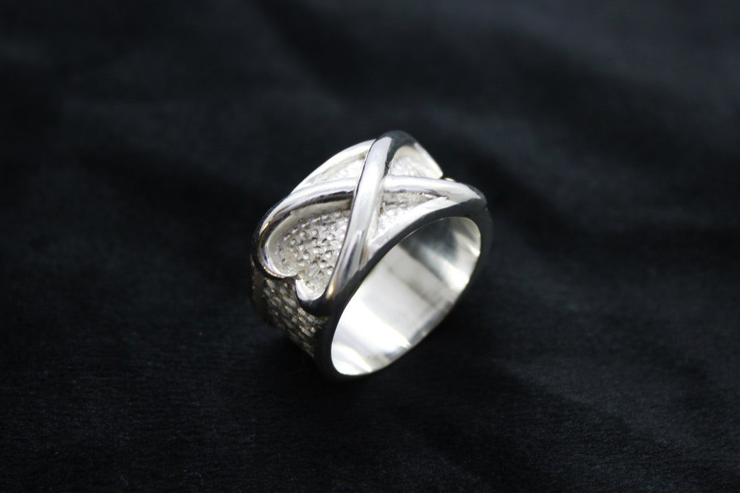 Black Goku Cosplay Ring, Dragon Ball Z Hand Carved Silver Ring, Eternal ...