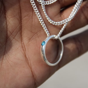 Yuta Okkotsu Inspired Silver Ring Necklace: Anime Cosplay Jewelry - Etsy