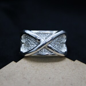 Black Goku Cosplay Ring, Dragon Ball Z Hand Carved Silver Ring, Eternal ...