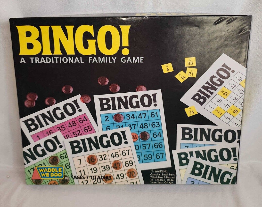 Bingo A Traditional Family Game by Waddle We Doo Unused - Etsy