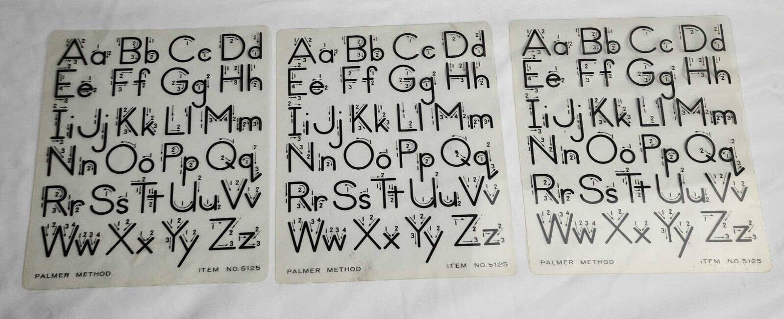 Palmer Method Handwriting Stencil Tracer Set of 3 Grade School - Etsy