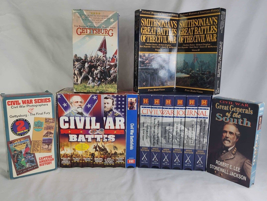 Civil War VHS Lot 19 Total Tapes Civil War Journal Civil War - Etsy