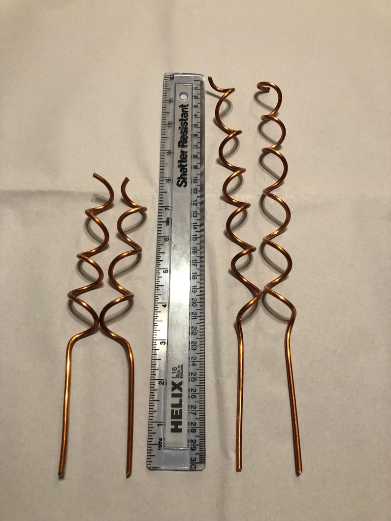2-pack of Electro Culture Rods Ideal for Potted Plants | Copper Rods ...