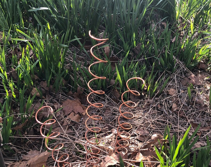 Electro Culture Copper Coil Antenna for Garden Made of 1/4 Copper ...