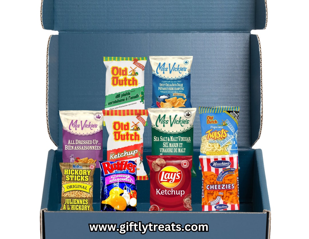 10 Pack of Mixed Canadian Chips Lays Ketchup Chips, Ruffles All Dressed ...