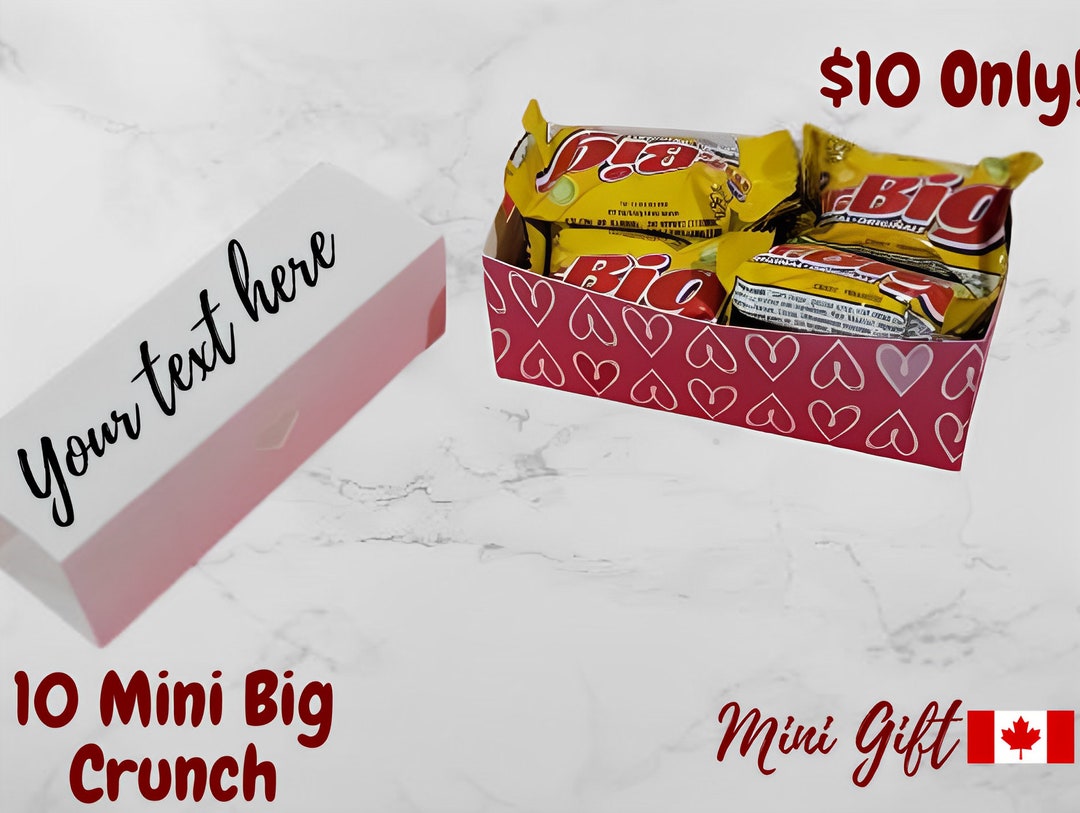 MINI GIFT Pack of 10 Cadbury Mr Big Crunch Chocolate, Great Add on Gift ...