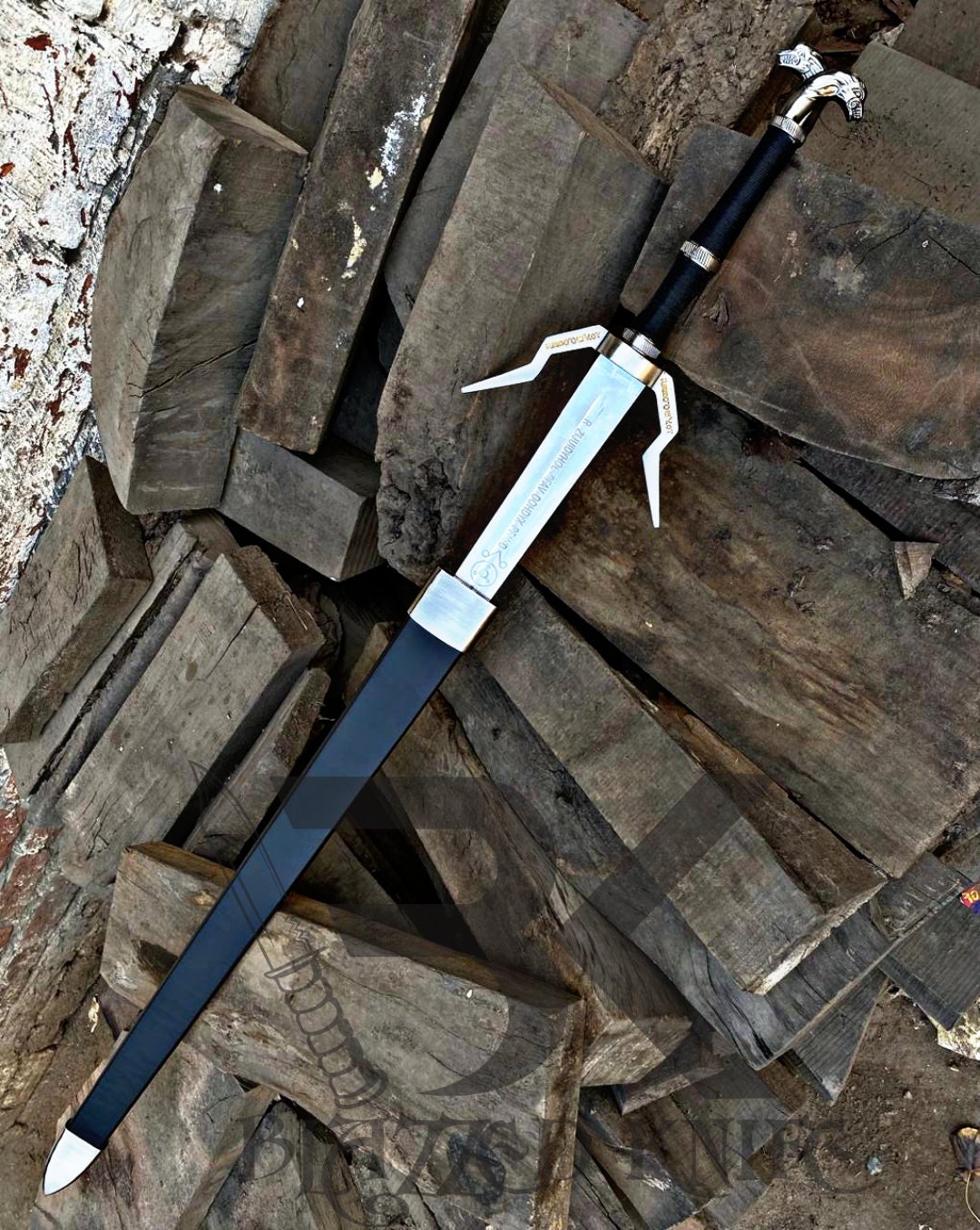 Monogram Sword, Custom Sword, Personalized Sword, Engraved Sword, 46 ...