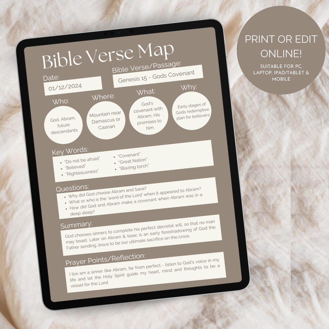 Bible Verse Mapping Printable, Verse Map, Bible Study Bundle, Bible ...