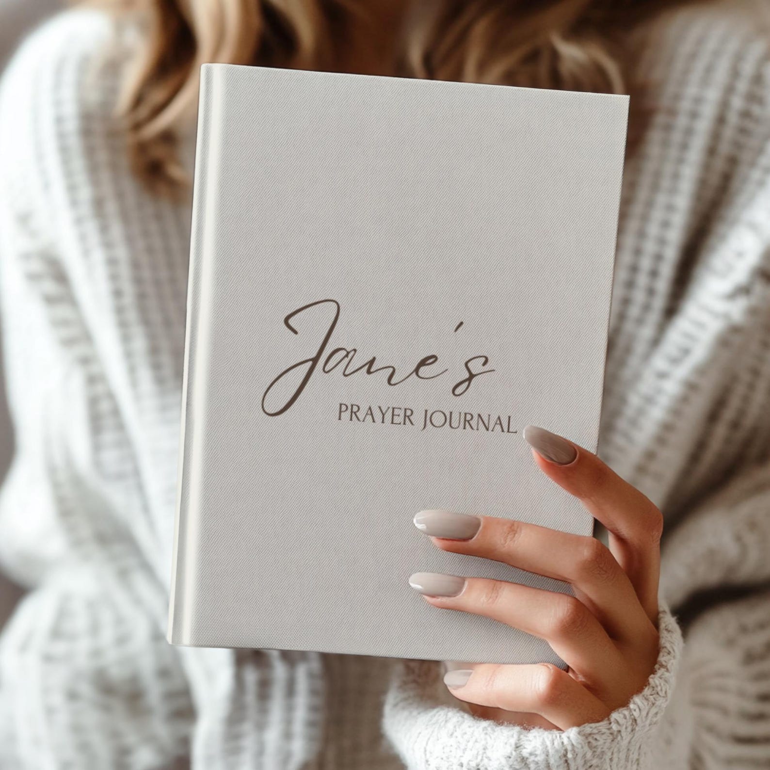 Personalized Faith Journal, Hardcover Prayer Journal, Customized ...