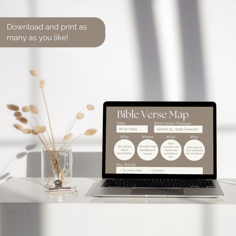 Bible Verse Mapping Printable, Verse Map, Bible Study Bundle, Bible ...
