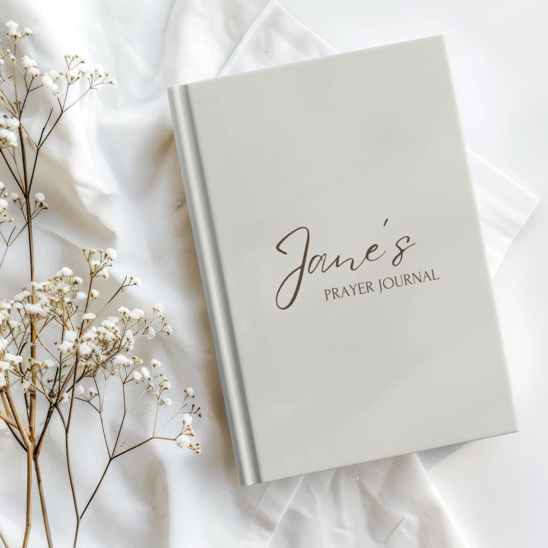 Personalized Faith Journal, Hardcover Prayer Journal, Customized ...