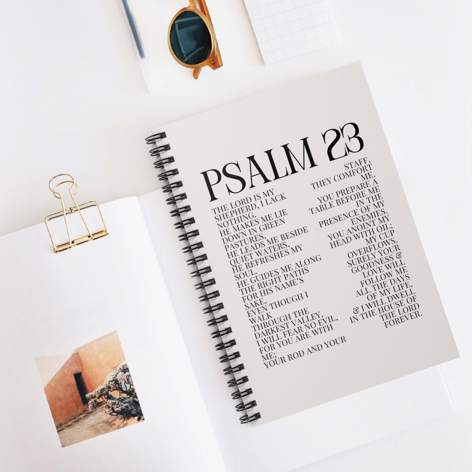 Christian Prayer Journal, Bible Study Journal, Psalm 23, Devotional ...