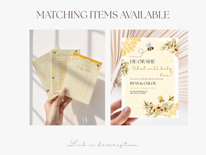 Bee Theme Baby Shower Welcome Sign Template (digital Download) - Etsy