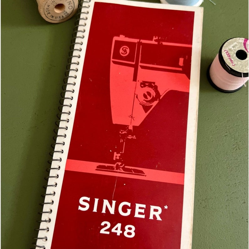 Singer Vintage Sewing Machine Manual - Etsy