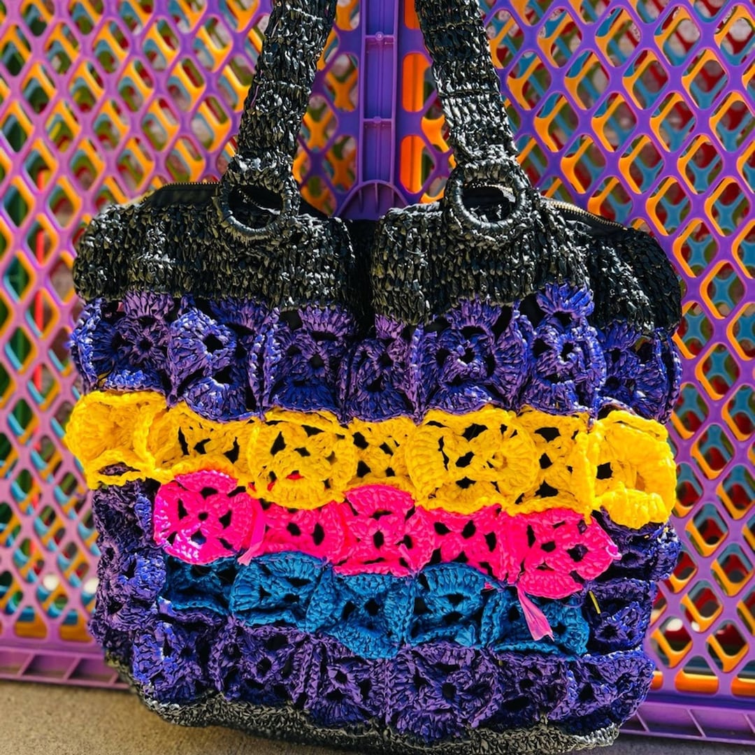 Handmade Plarn Tote Bag - Etsy