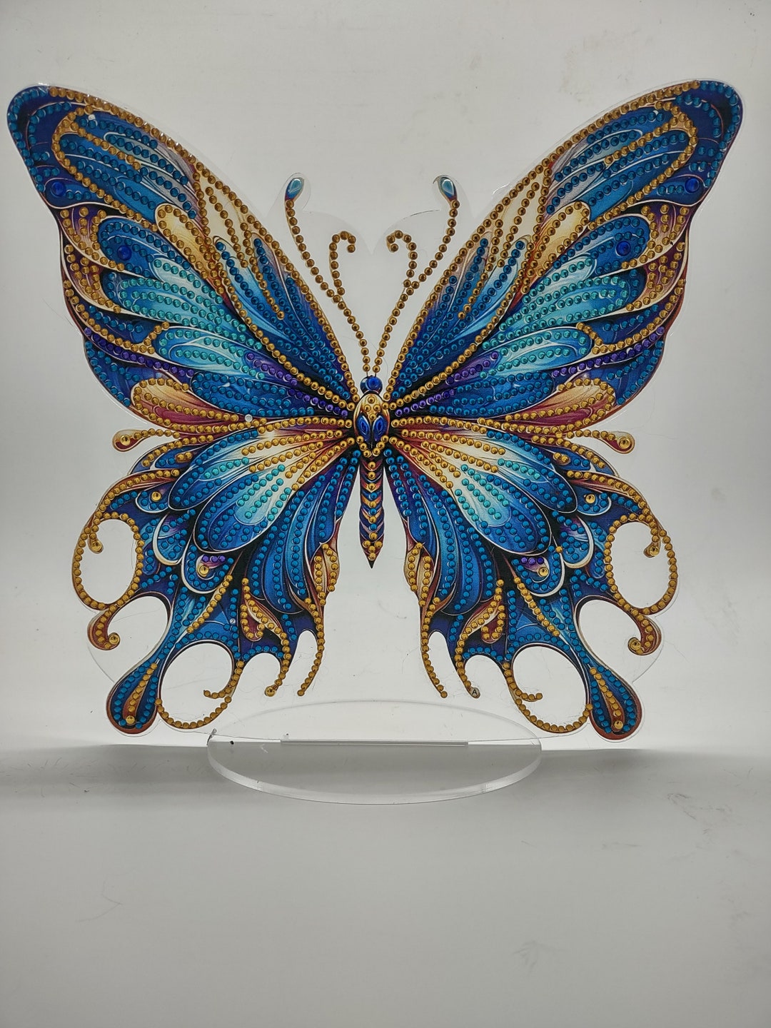 Blue and Yellow Butterfly Tabletop Décor - Etsy