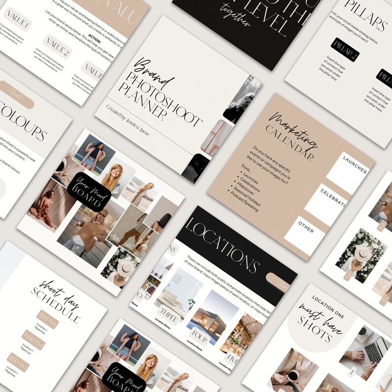 Brand Photoshoot Planner - Etsy