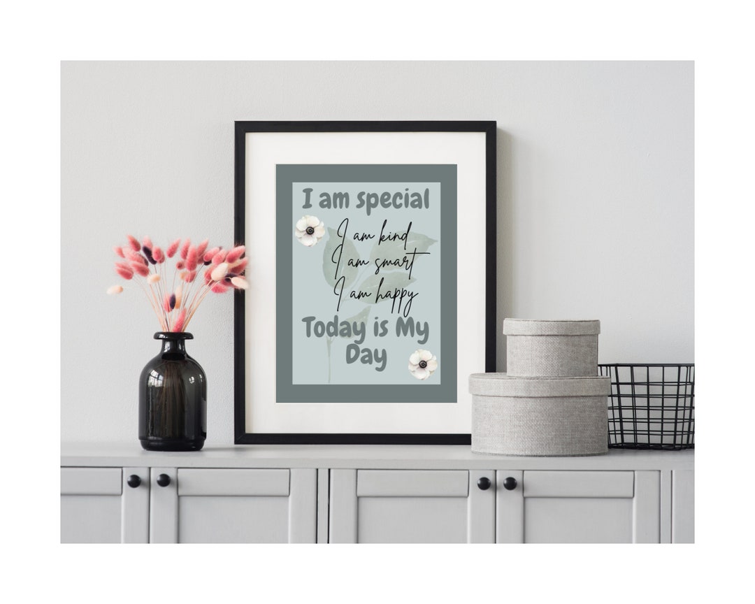 Manifestation Wall Decor, Printable Affirmation Poster, Motivational ...
