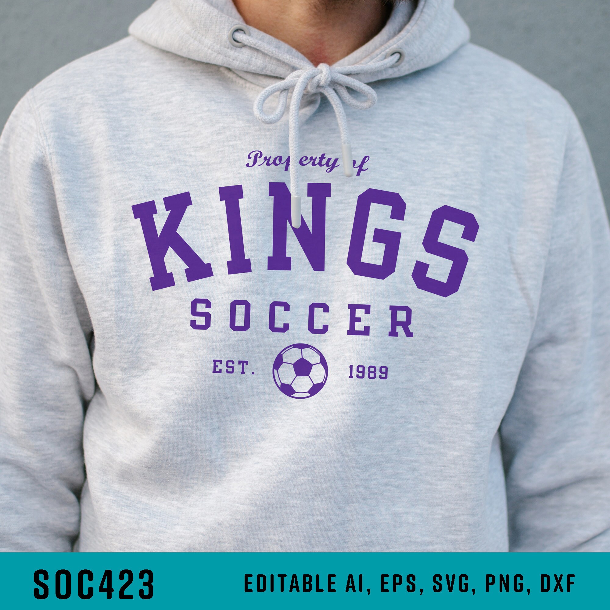 SVG Soccer Team Graphic, Editable Ai, Eps, Svg, Dxf, Edit Your Team ...