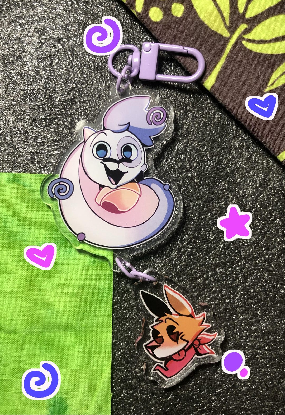 Billie "lil Pal" Dangle Keychain {} Billie Bust Up - Etsy