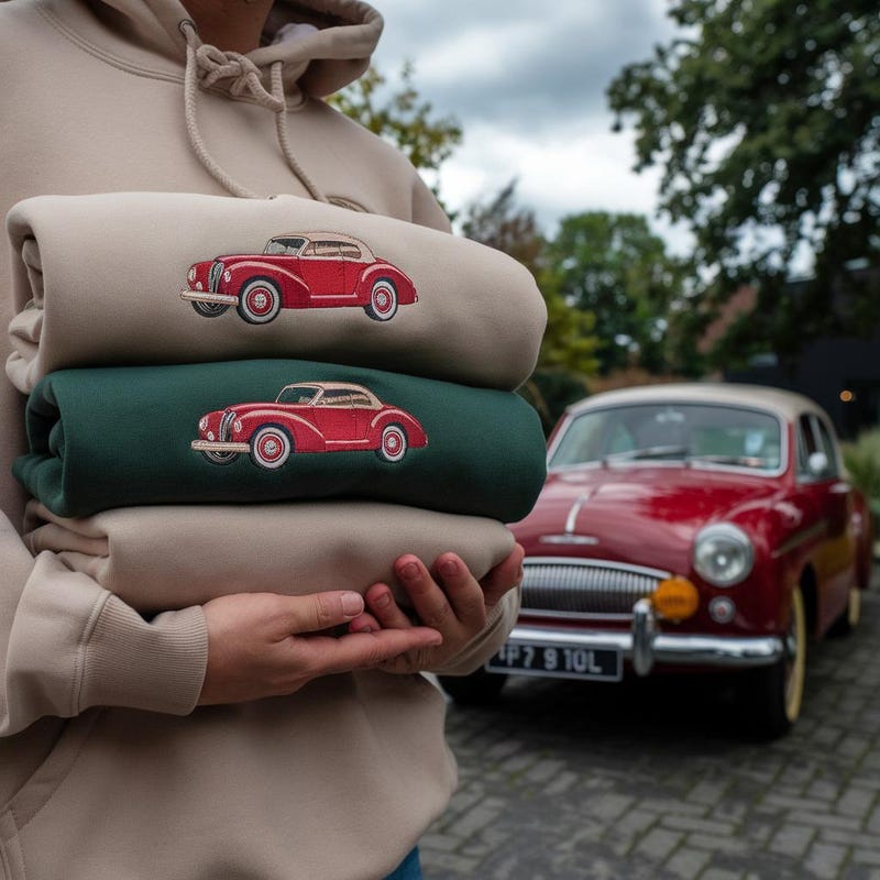 Porsche Embroider Sweatshirt - Etsy UK
