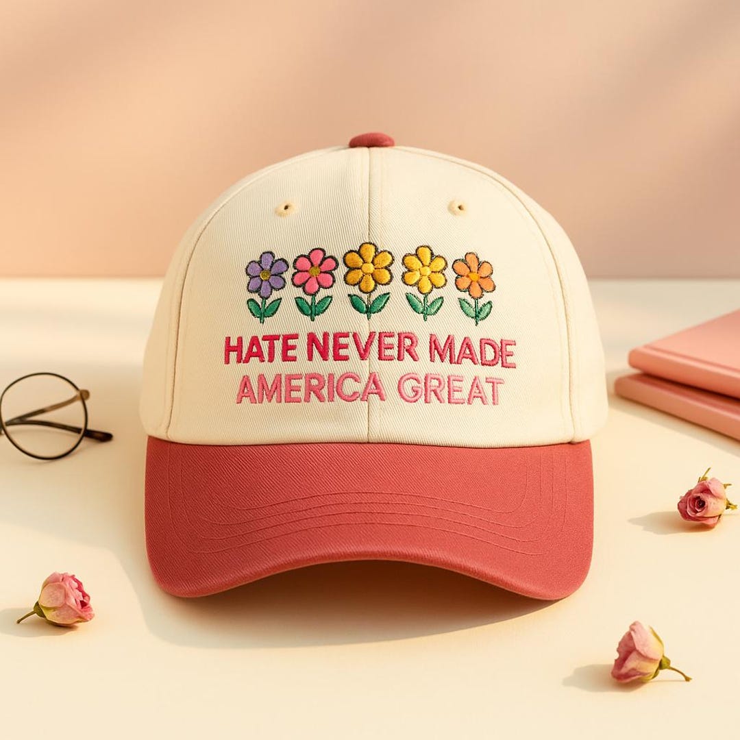 Hate Never Made America Great Hat, Embroidery Baseball Cap, Political ...