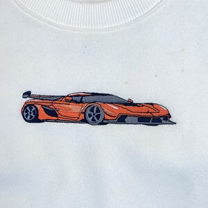 Custom Embroidered Car Sweatshirt, Personalized Gift - Etsy