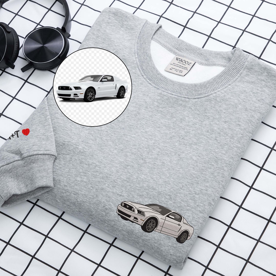 Custom Car Embroidered Sweatshirt Car Lovers Hoodie Personalized Race ...