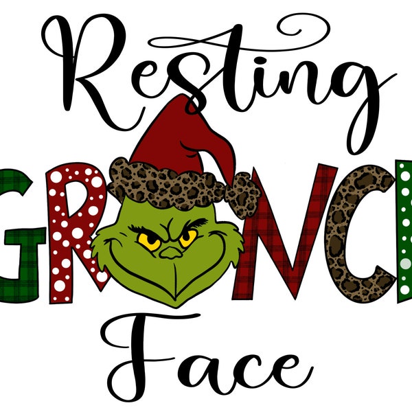 Grinch Face - Etsy