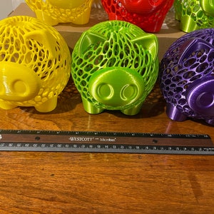 3D Printed Piggy Banks / Various Colors Available / Custom - Etsy