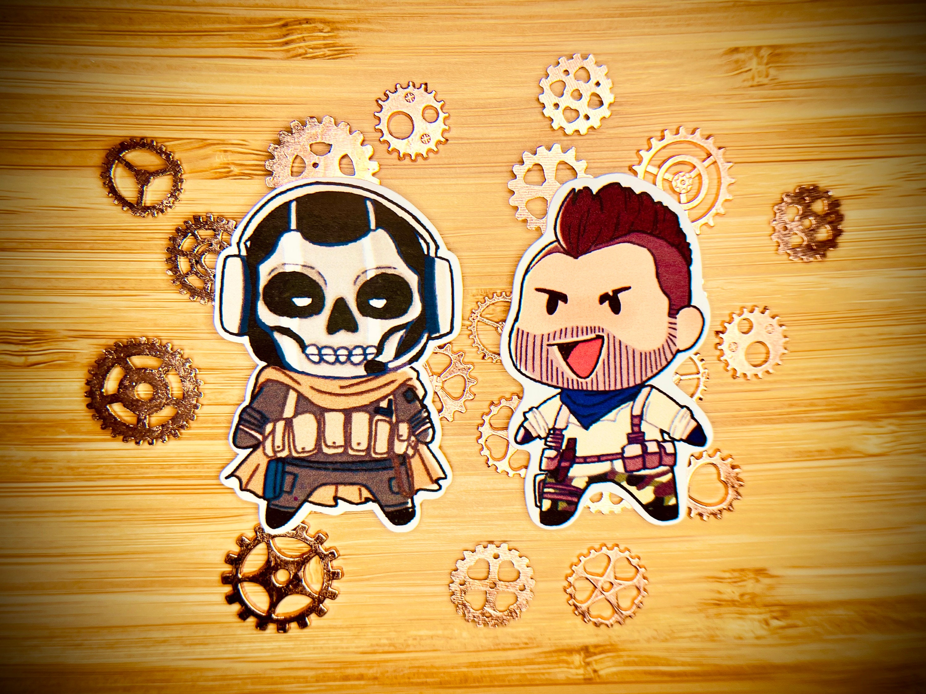 COD Ghost and Soap Stickers - Etsy