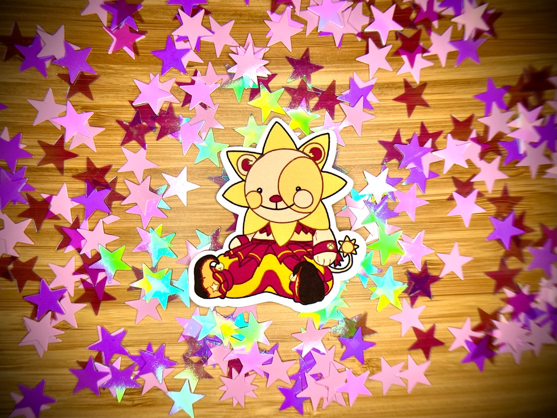 Plush Sun and Moon FNAF Stickers - Etsy
