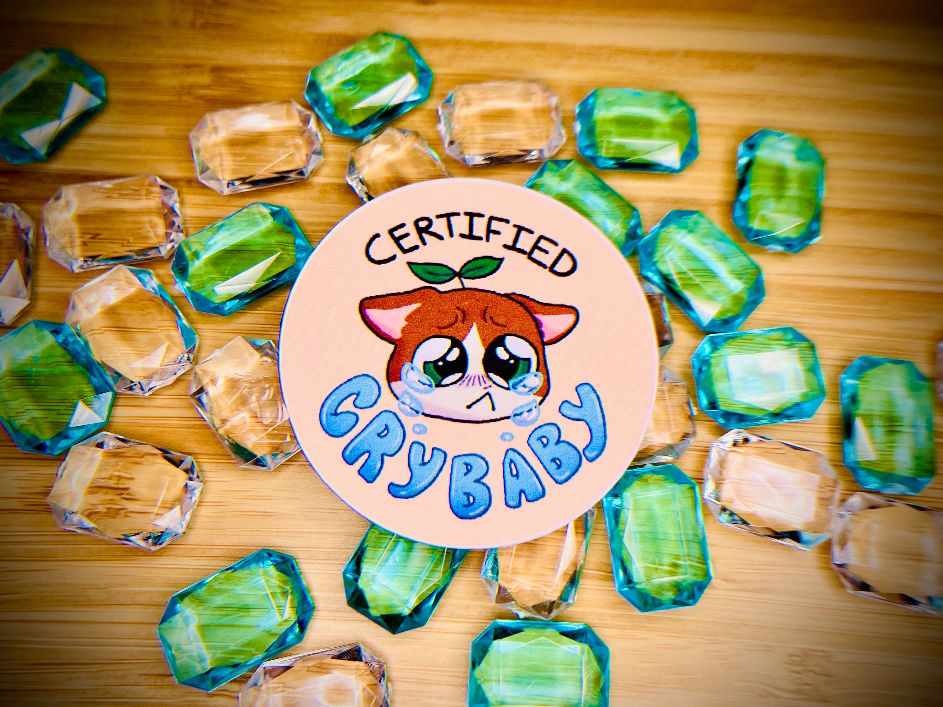 Certified Crybaby Sticker and Badge - Etsy