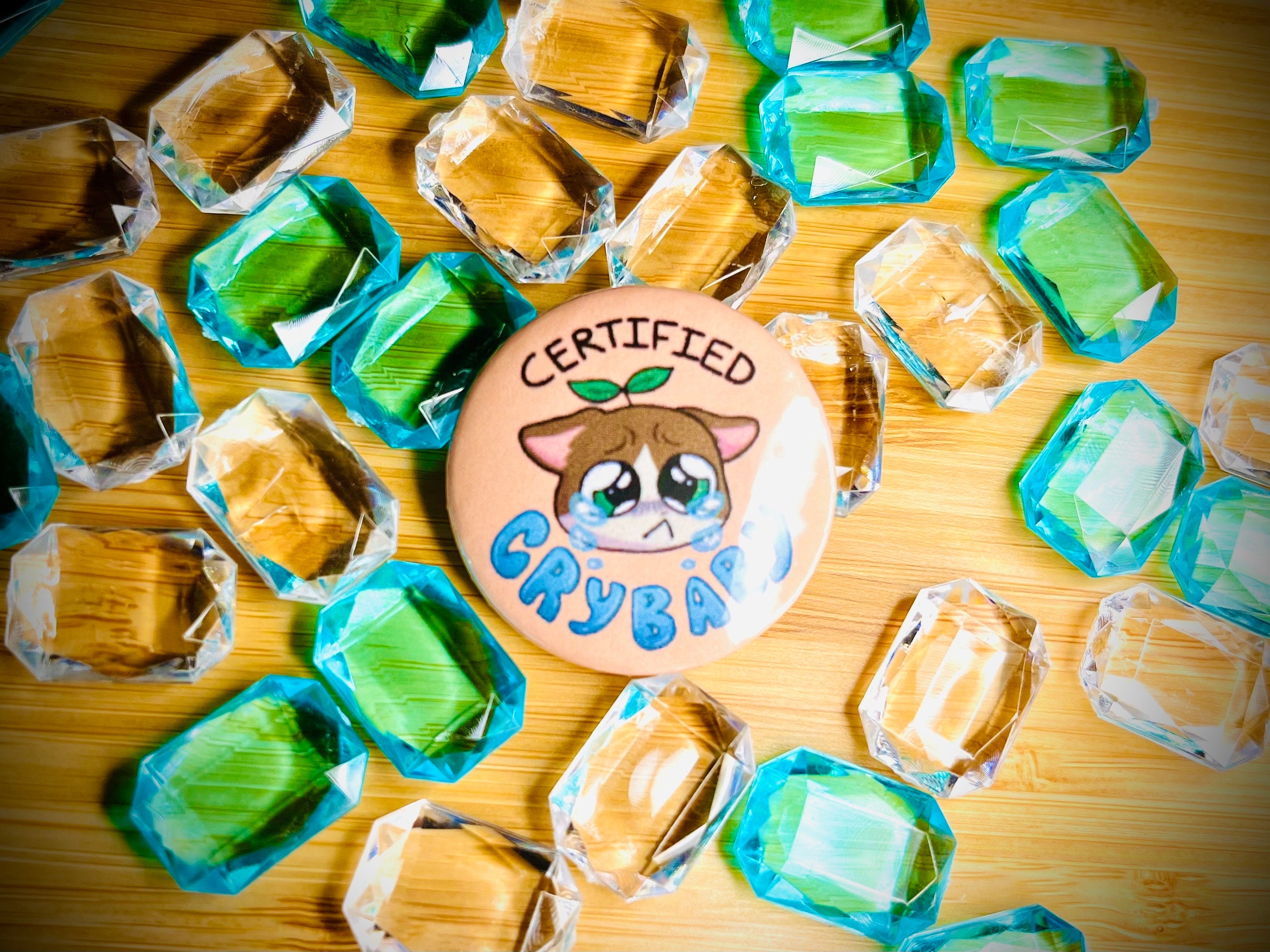 Certified Crybaby Sticker and Badge - Etsy