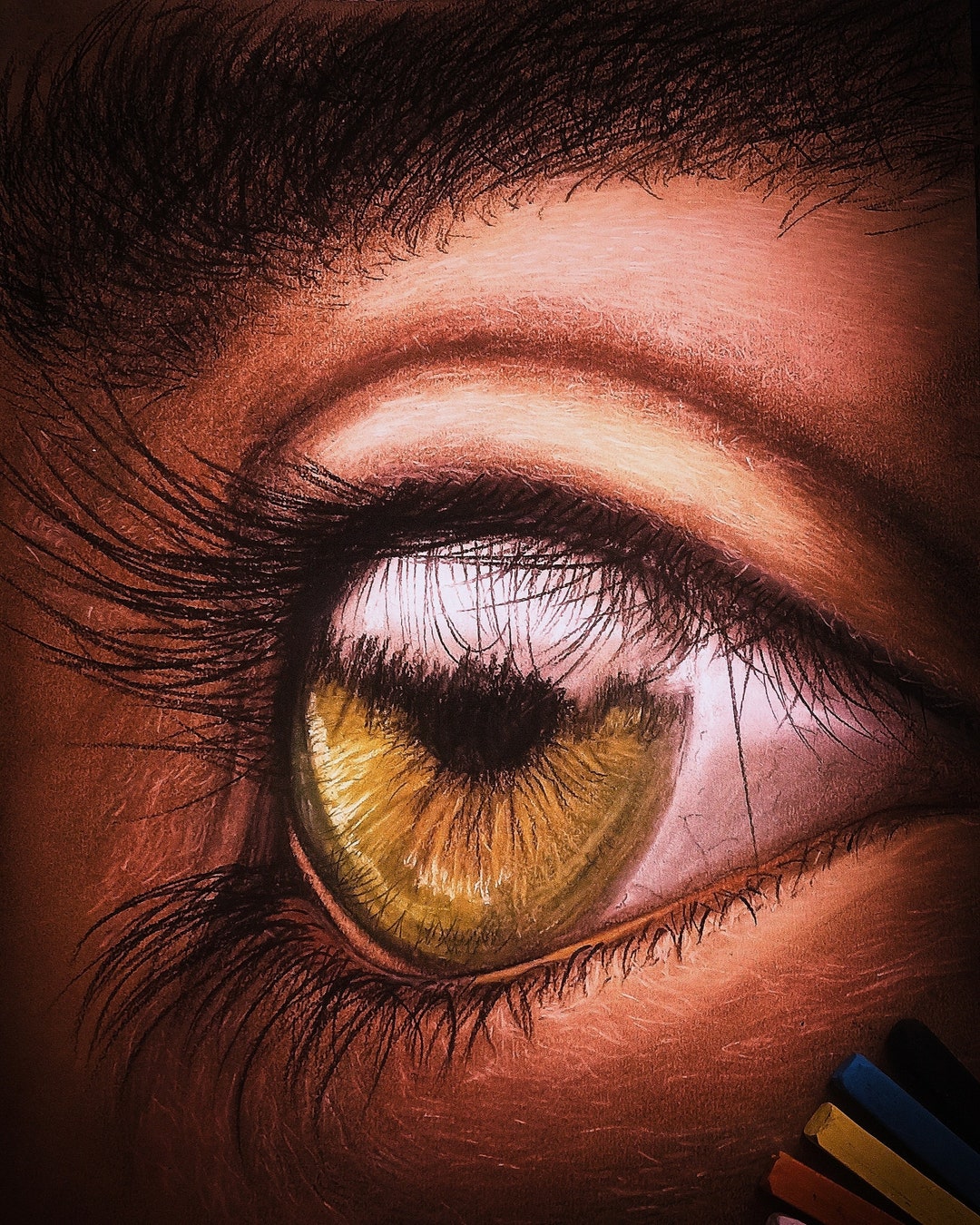Oil Painting of Eye - Etsy