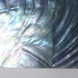 BLACK Mother of Pearl Shell Inlay/overlay Genuine Shell Flat Sheet - Etsy