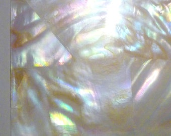 Genuine RAINBOW Mother of Pearl Shell INLAY Real Shell Thin Sheet ...