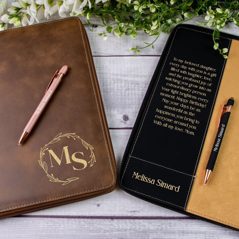 Personalized Padfolio - Etsy