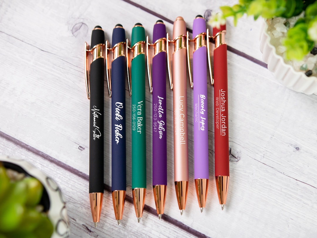 Personalized Engraved Ballpoint Pen, Custom Pen for Mom, Customized Pen ...