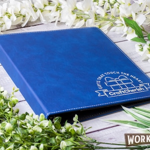 Personalized Leather 3 Ring Binder Portfolio, Custom A4 Leather Binder ...