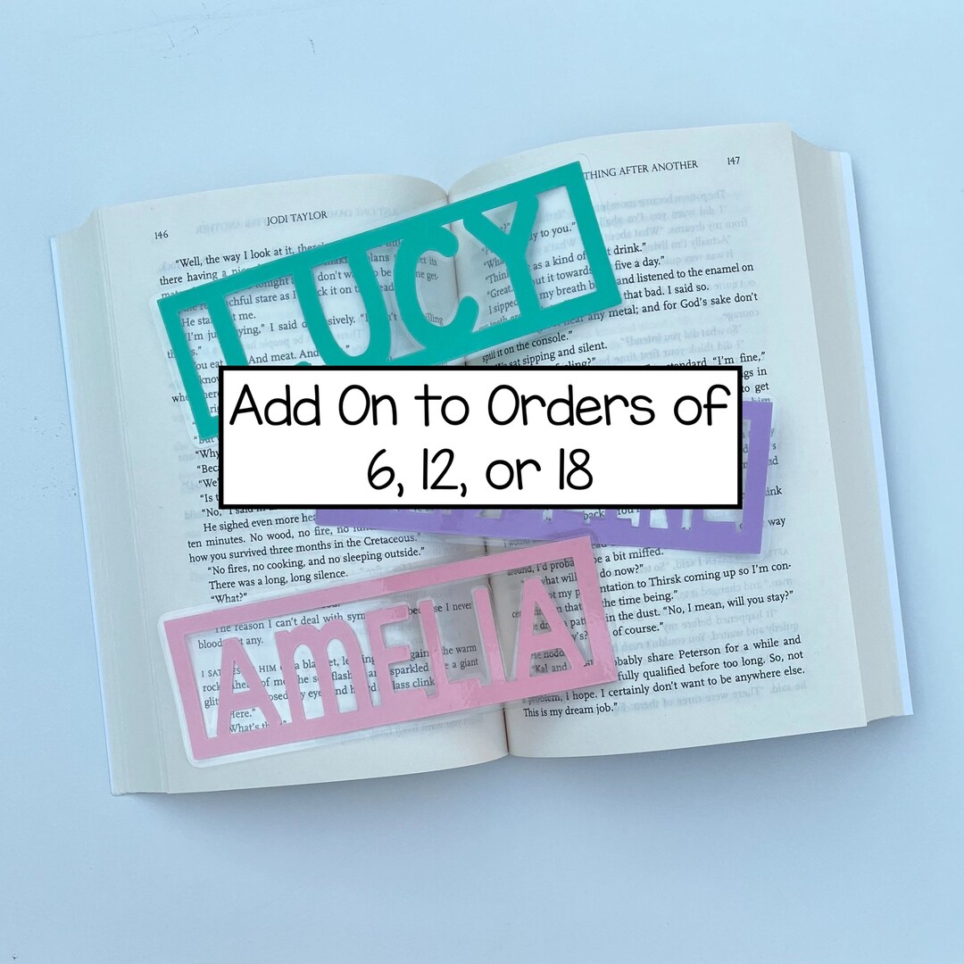 ADD ON Bookmarks for Orders of 6, 12, or 18 - Etsy