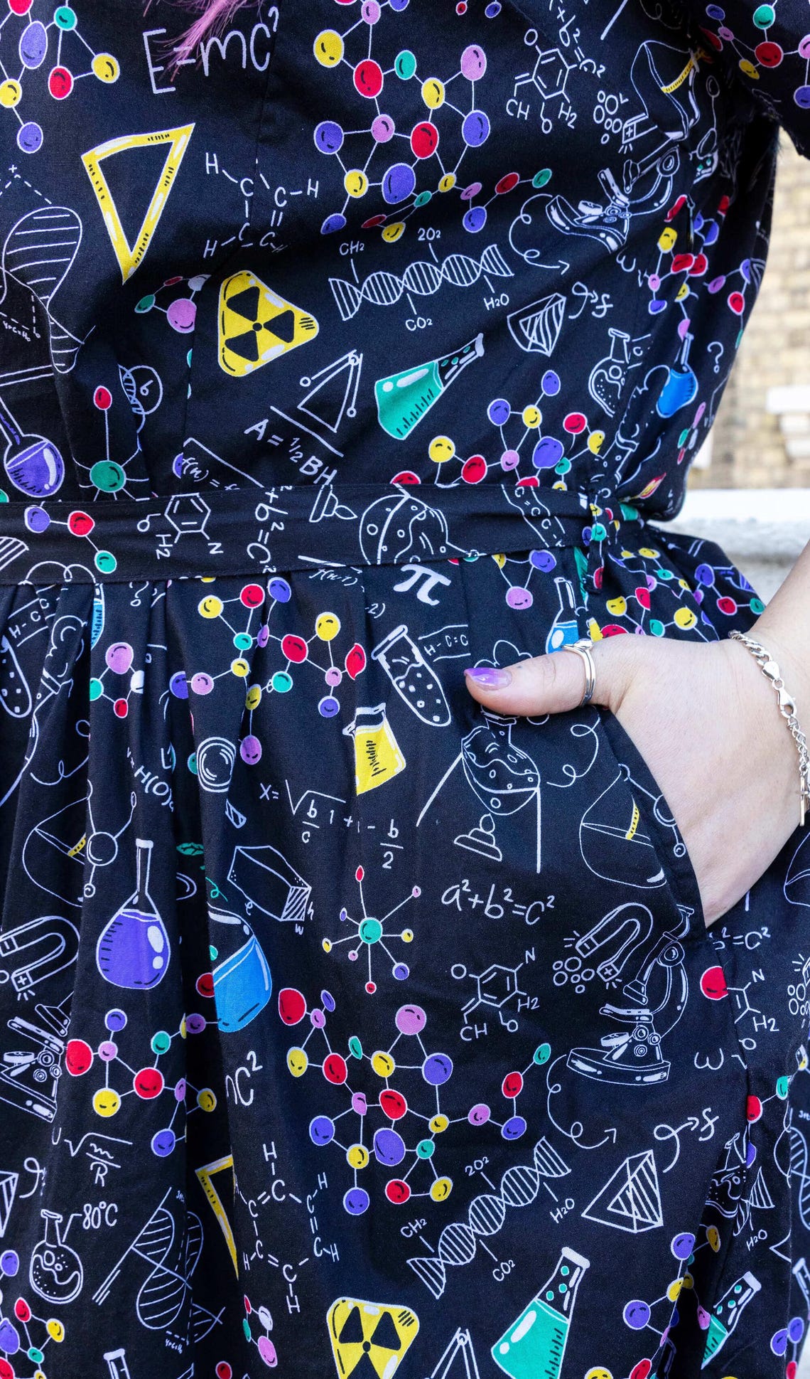 Inspired Retro, Science, Scientist, Tea Dress, Womenwear, Run & Fly - Etsy