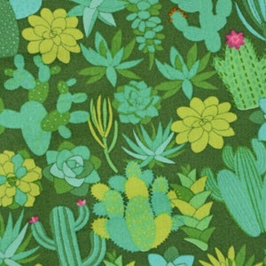 Inspired Retro, Green, Cactus, Tea Dress, Womenswear, Run & Fly - Etsy