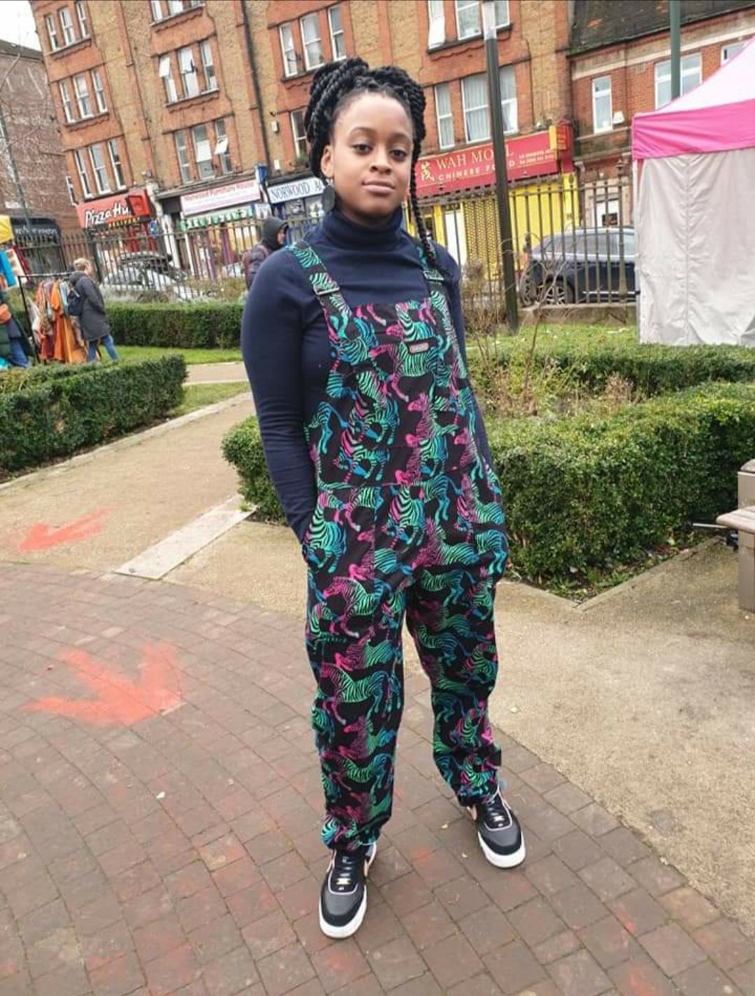 Run & Fly, Dungarees, Zebra Print, Multicolours, Unisex, Overalls ...