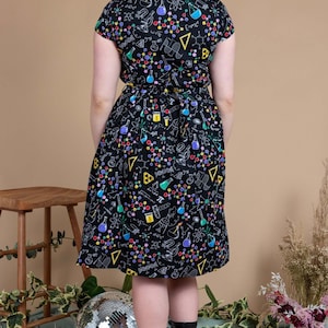 Inspired Retro, Science, Scientist, Tea Dress, Womenwear, Run & Fly - Etsy
