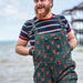 Run & Fly, Dungarees, Fox Print, Corduroy, Green, Unisex, Overalls ...