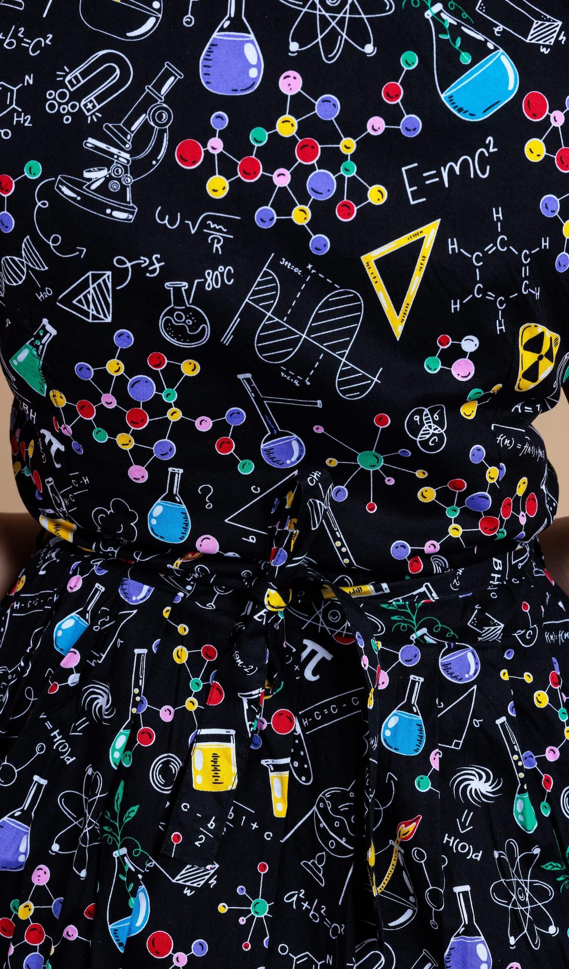Inspired Retro, Science, Scientist, Tea Dress, Womenwear, Run & Fly - Etsy